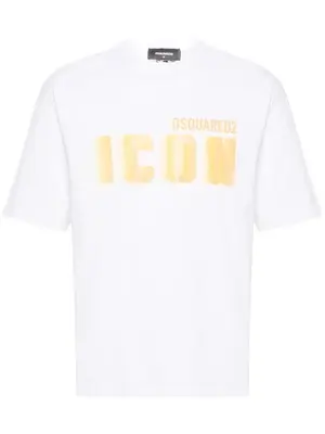 Dsquared2 Icon-print Cotton T-shirt - White
