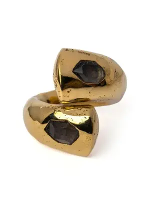 PARTS OF FOUR Big Twisted Druid Diamond Ring