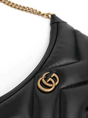Gucci Small Marmont Shoulder Bag - Black