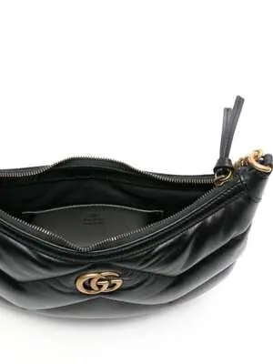 Gucci Small Marmont Shoulder Bag - Black