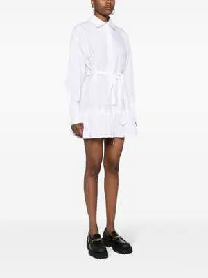 PATOU Ruffled Mini Shirtdress