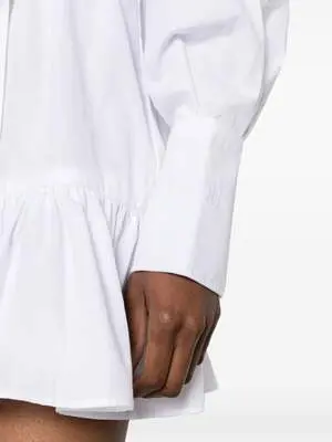 PATOU Ruffled Mini Shirtdress