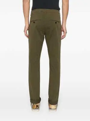 DONDUP Slim-fit Chino Trousers - Green