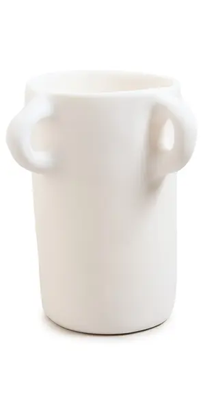 TF DESIGN Loopy Small Vase - White