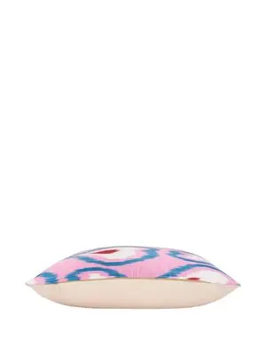 LES-OTTOMANS Graphic-print Silk Cushion