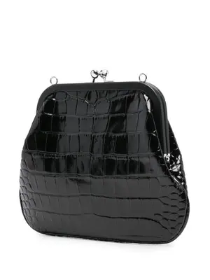 VIVIENNE WESTWOOD Clutch With Orb Plaque - Black