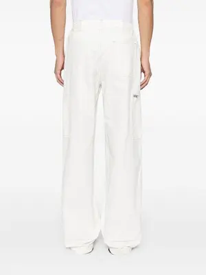 MAISON MARGIELA Embroidered Straight-leg Trousers