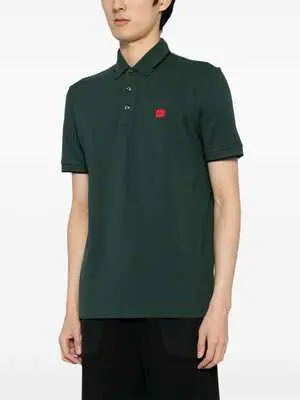 Hugo Deserino 232 Cotton-pique Polo Shirt - Green