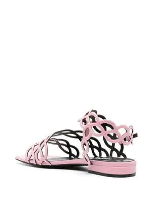 SERGIO ROSSI Cut-out Detail Sandals - Pink