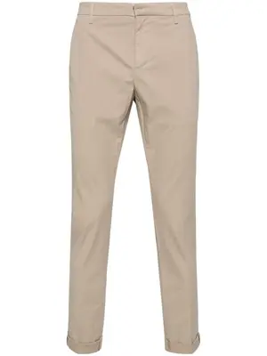 DONDUP Slim-fit Chino Trousers - Neutrals