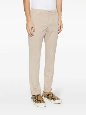DONDUP Slim-fit Chino Trousers - Neutrals