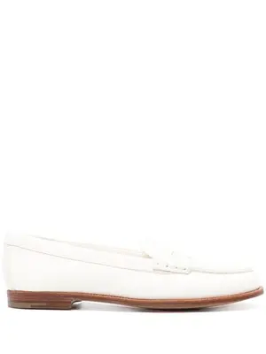 Church's Slip-on Leather Loafers - White