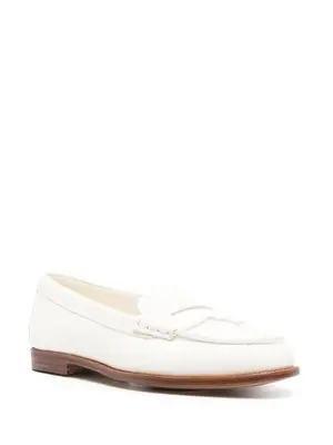 Church's Slip-on Leather Loafers - White