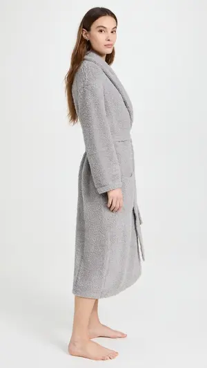 Barefoot Dreams Cozy Chic Robe - Dove Gray
