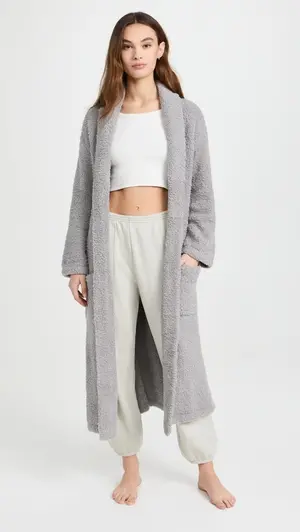 Barefoot Dreams Cozy Chic Robe - Dove Gray