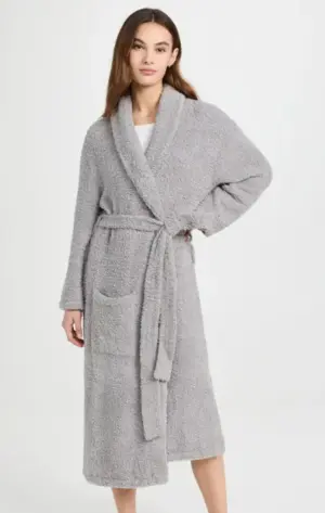 Barefoot Dreams Cozy Chic Robe - Dove Gray