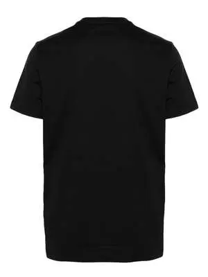 DONDUP Logo-embroidered Cotton T-shirt - Black