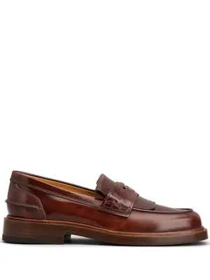 TOD'S Penny-slot Leather Loafers