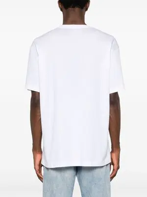Versace Logo-print Cotton T-shirt - White