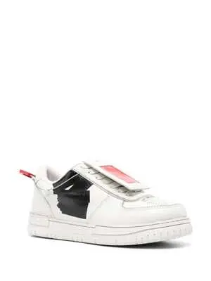 44 LABEL GROUP Avril Leather Sneakers - Grey