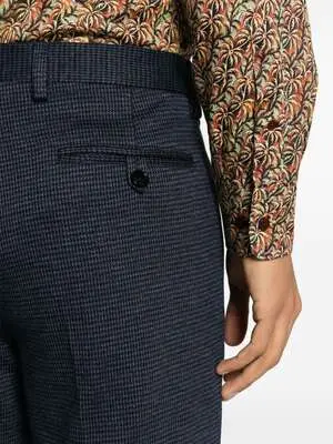 Etro Straight-leg Cotton Trousers