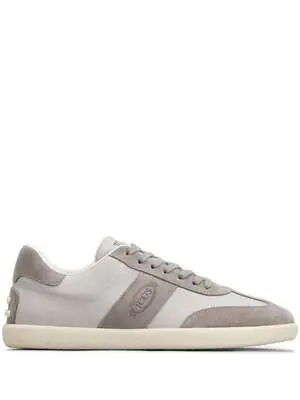 TOD'S Tabs Leather Sneakers - Grey