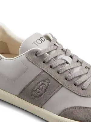 TOD'S Tabs Leather Sneakers - Grey