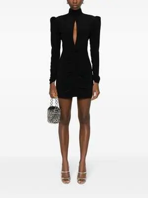 Alessandra Rich Cut-out Mini Dress
