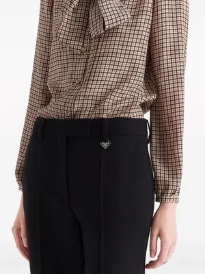 Prada Triangle-logo Trousers
