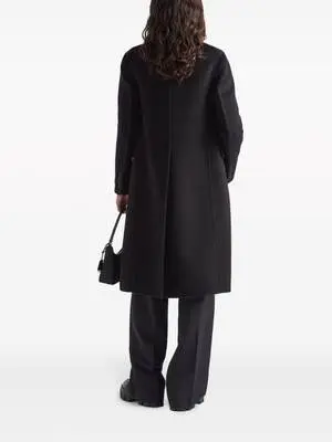 Prada Tailored Wide Leg Trousers - Black