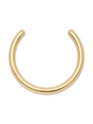 JIL SANDER Hammered-finish Cuff Necklace