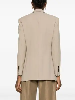 Brunello Cucinelli Peak-lapels Knitted Blazer