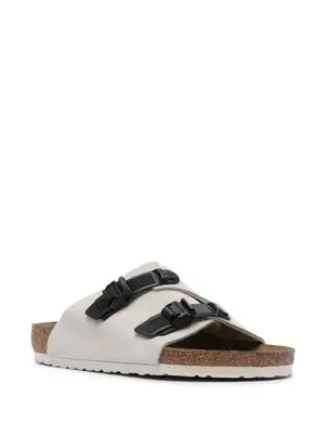 BIRKENSTOCK Arizona Suede Sandals - White