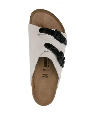 BIRKENSTOCK Arizona Suede Sandals - White