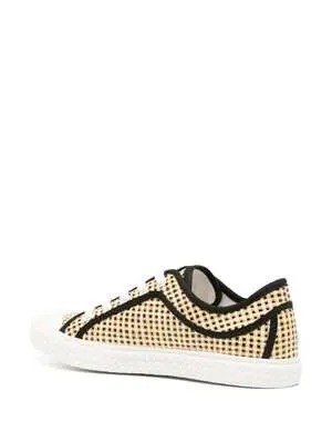 Zimmermann Twist Check-print Sneakers