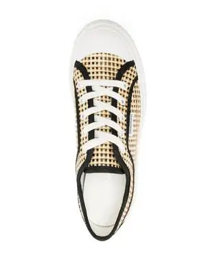 Zimmermann Twist Check-print Sneakers