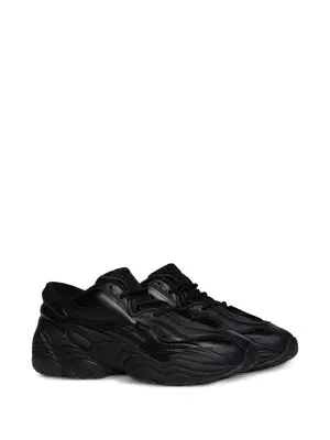 REEBOK Dmx Run Logo-embroidered Sneakers - Black