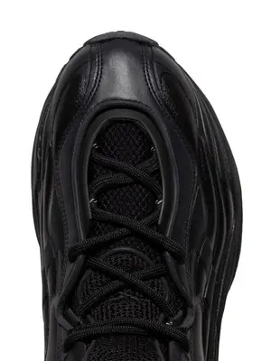 REEBOK Dmx Run Logo-embroidered Sneakers - Black