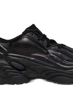 REEBOK Dmx Run Logo-embroidered Sneakers - Black