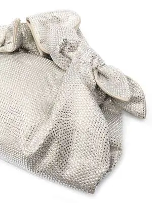 Giuseppe Di Morabito Knotted Rhinestone-embellished Tote - Neutrals