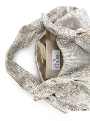 Giuseppe Di Morabito Knotted Rhinestone-embellished Tote - Neutrals