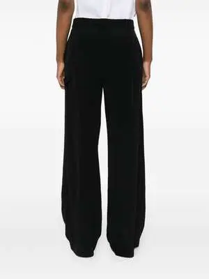 Moschino High-waisted Palazzo Trousers - Black
