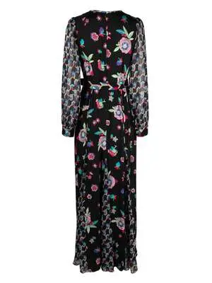 Diane Von Furstenberg Elliot Printed Maxi Dress