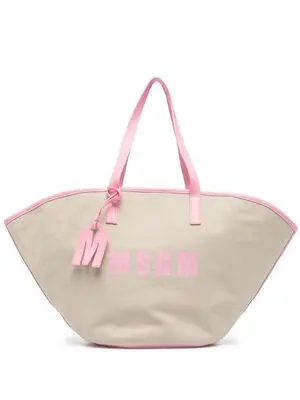 MSGM Logo-print Tote Bag