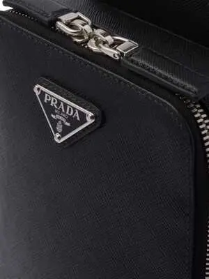 Prada Leather Shoulder Bag - Black