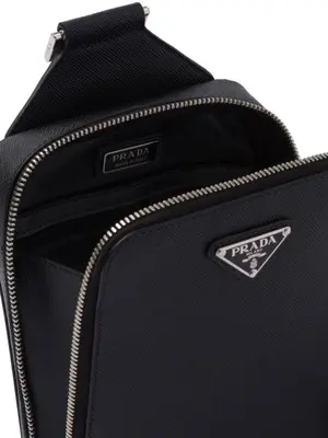 Prada Leather Shoulder Bag - Black