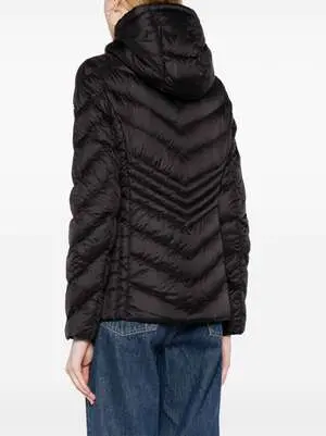 Michael Kors Chevron-quilted Hooded Jacket