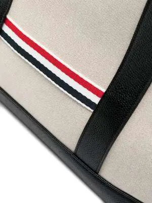 Thom Browne Rwb Stripe Tote Bag