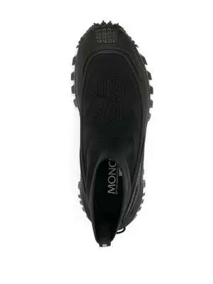 Moncler Trailgrip Knit High-top Sneakers - Black
