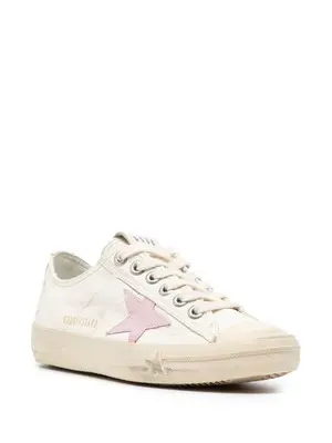 GOLDEN GOOSE V-star Leather Sneakers - White
